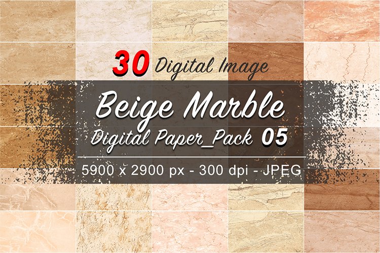 Beige Marble Digital Paper, Gold and White texture