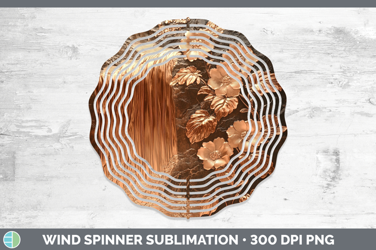 Best Sellers 02 Copper Relief Waterfall Wind Spinner Sublima