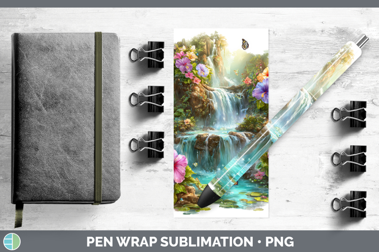 Best Sellers 03 Rainbow Summer Landscape Pen Wrap Sublimatio