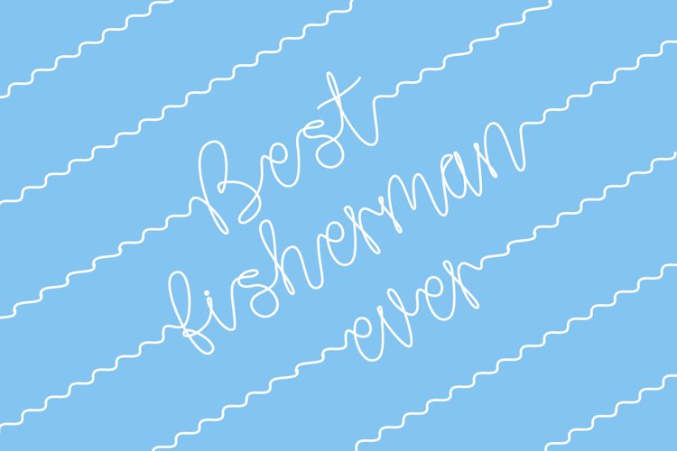 Gone Fishing - a fishing line font - Free Font Of The Week | Font Bundles