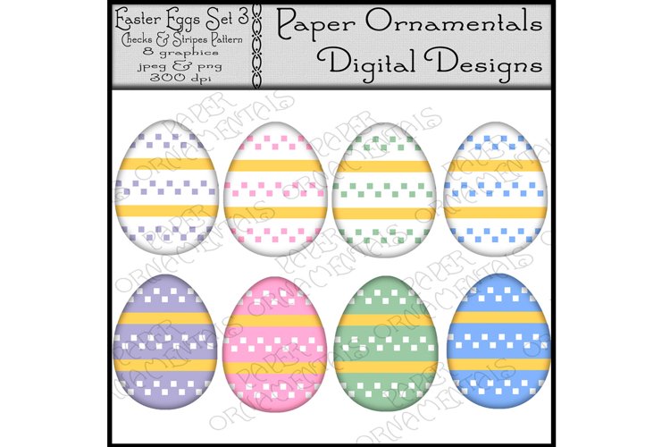 Clip Art, Easter Clip Art, Easter Eggs Clip Art Set 3