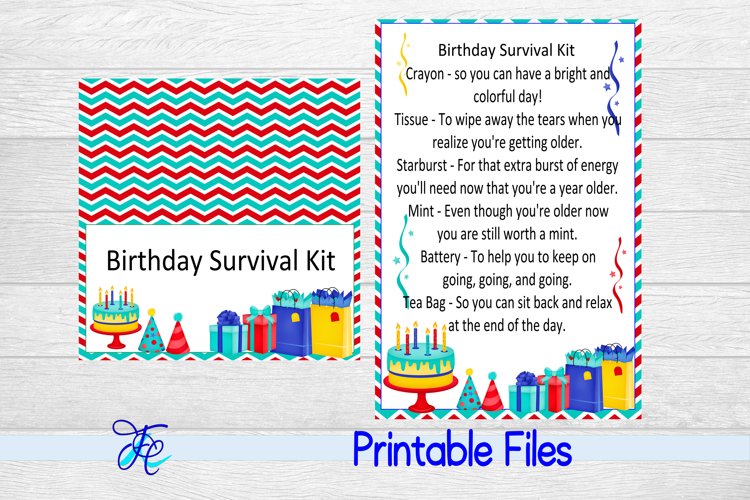 Birthday Survival Kit