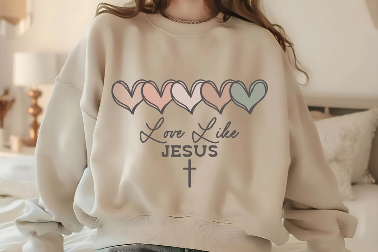 Love Like Jesus Svg, Religious Svg, God Svg Design (6565479)