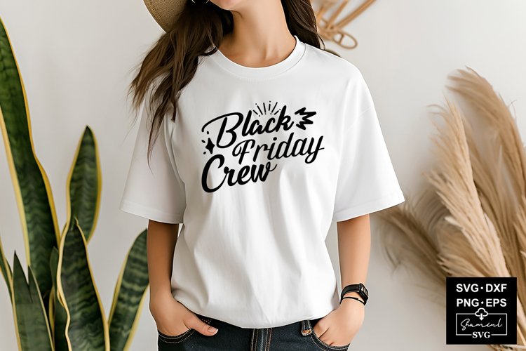 Black Friday Crew Svg Cut Files Creative Art (4545799)