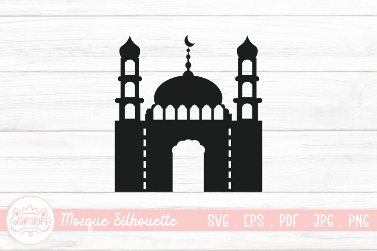Islamic Mosque Silhouette SVG | Vector Muslim (4403070)