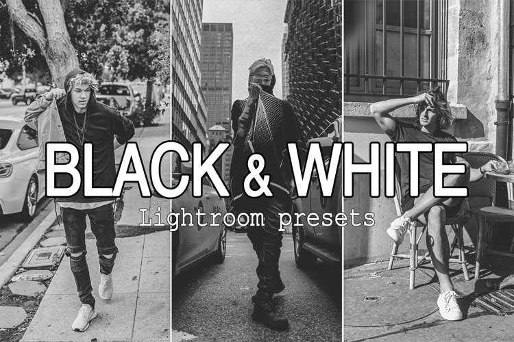 10 Black and White Lightroom presets, Wedding presets