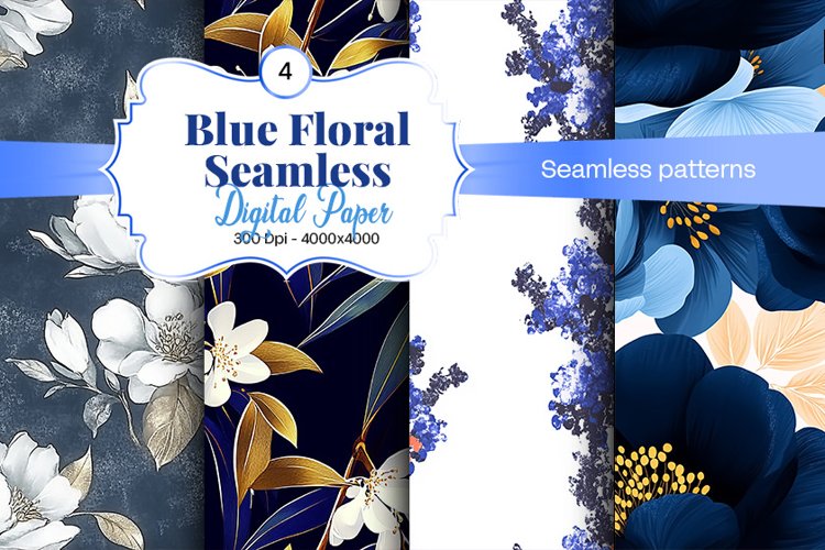 Wildflower Digital Paper Patterns