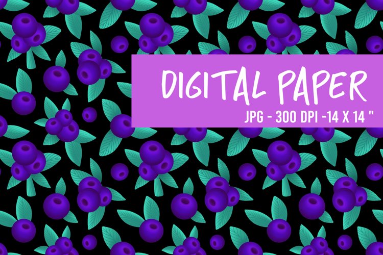 blueberries seamless pattern|blueberries digital paper