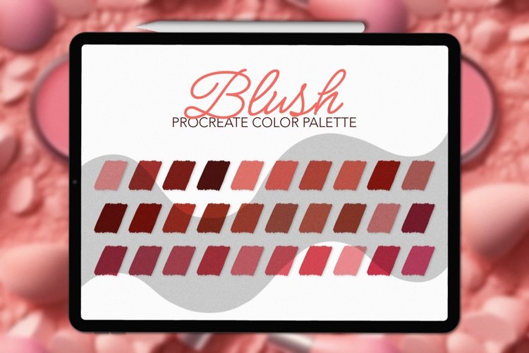 Blush Procreate color palette | Procreate swatches