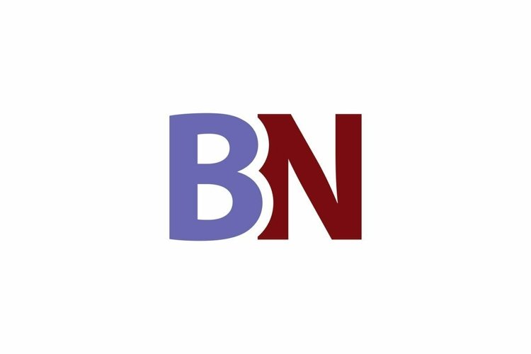 BN logo design vector template (3701979)
