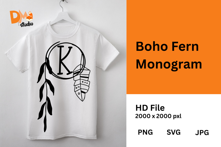 Boho Fern Monogram (5846835)