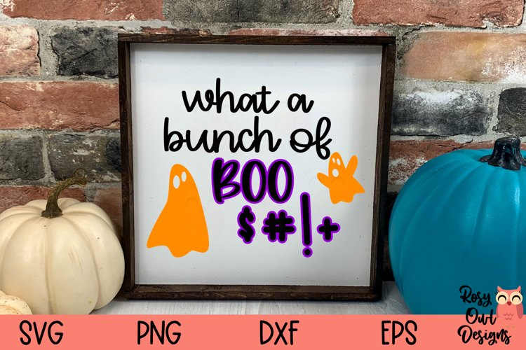 What a Bunch of Boo $#! SVG | Sassy Halloween SVG