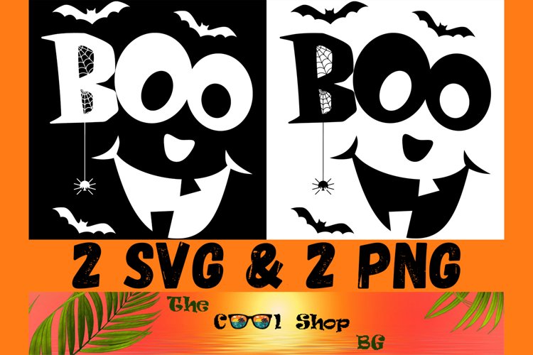 Boo SVG, Halloween SVG, Ghost SVG, Spooky Svg, Pumpkin Svg