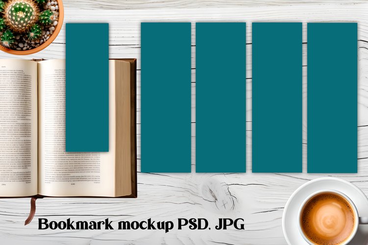 Bookmark mockup | Mockup PSD | Bookmark template
