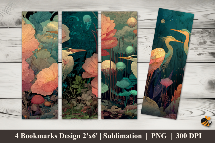 Elegance Bookmarks Sublimation Design