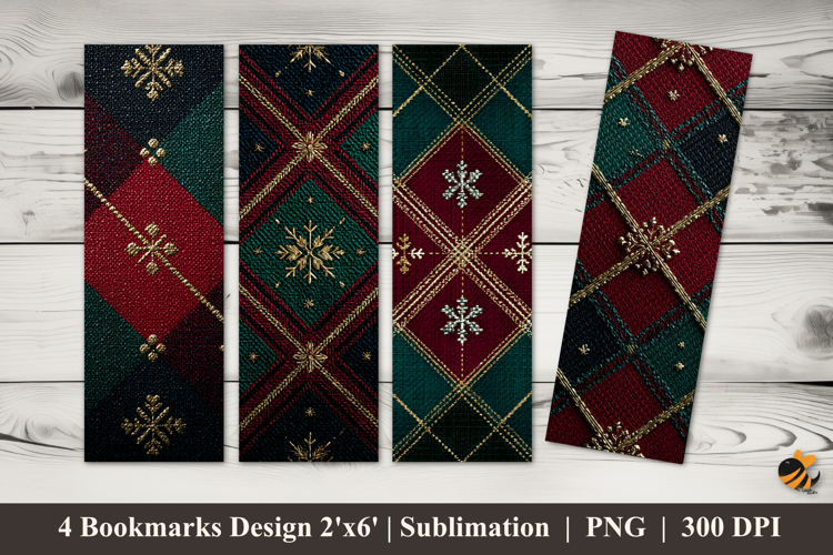 Elegant Geometry Bookmarks Sublimation Design