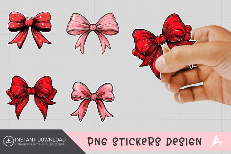 Bow Sticker Clipart