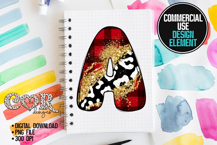 Buffalo Plaid Alpha Pack - Design Element