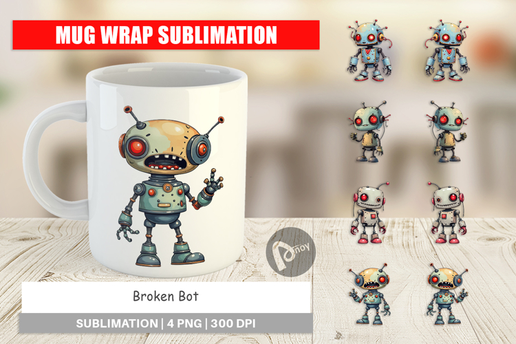 Mug sublimation background