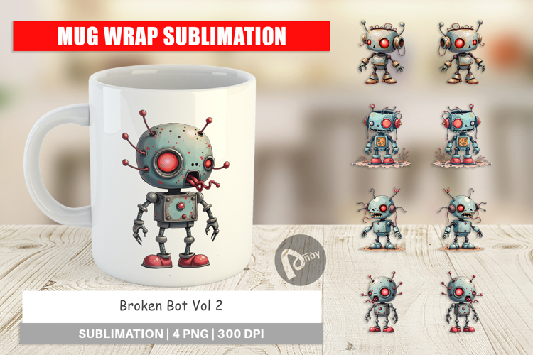 Mug sublimation background