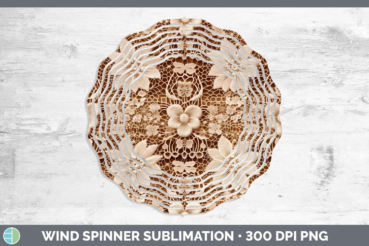 Brown 01 Wind Spinner | Sublimation Spinner Designs