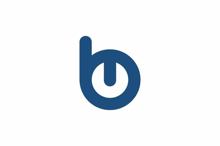BU UB logo design vector template (3702153)