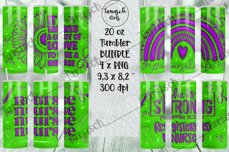 3d puff summer beach sublimation tumbler, 3d inflate wrap