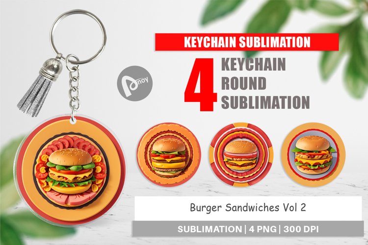 12 Bundle Keychain Sublimation Designs