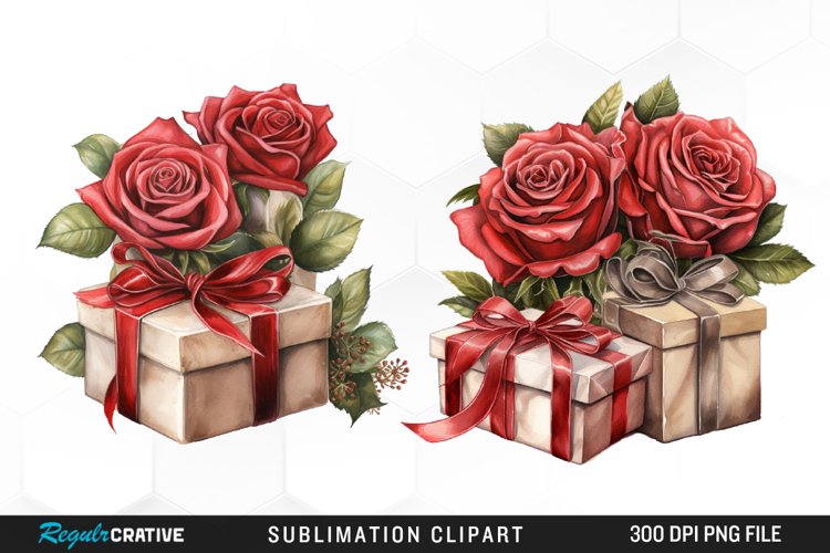 Burgundy Roses Image Clipart