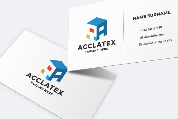 Acclatex Letter A Pro Logo Template