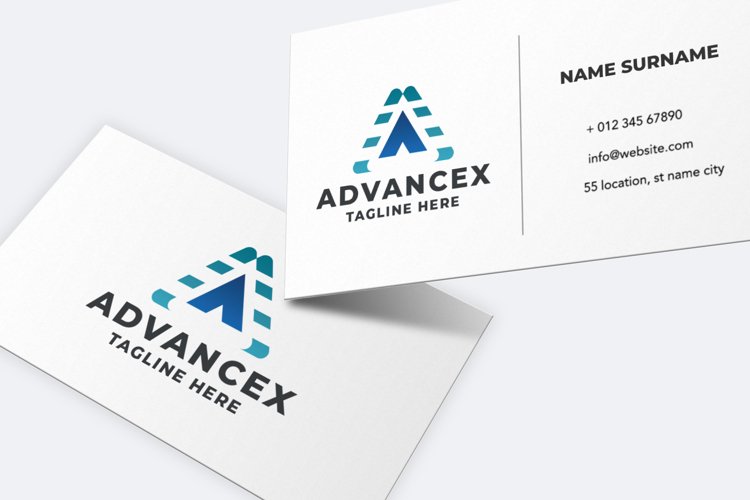 Advancex Letter A Pro Logo Template