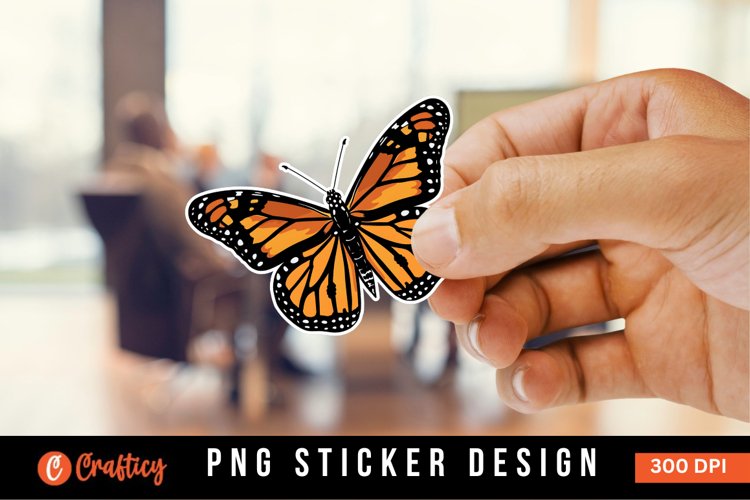 Butterfly Sticker Clipart,Colorful Cute Butterfly sticker
