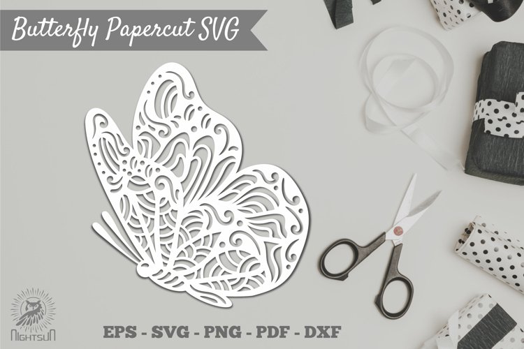Butterfly Papercut Cricut SVG 2