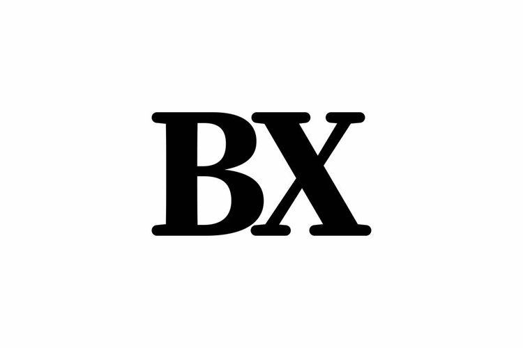 BX logo design vector template (3702210)