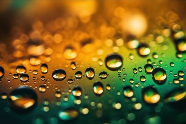 Abstract colorful drops. Generate Ai (3309371)