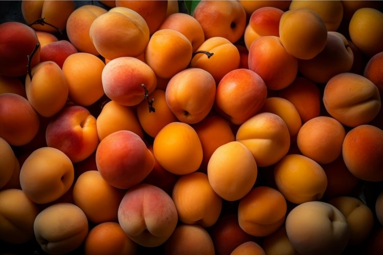 Apricots fruits. Generate Ai (3503589)