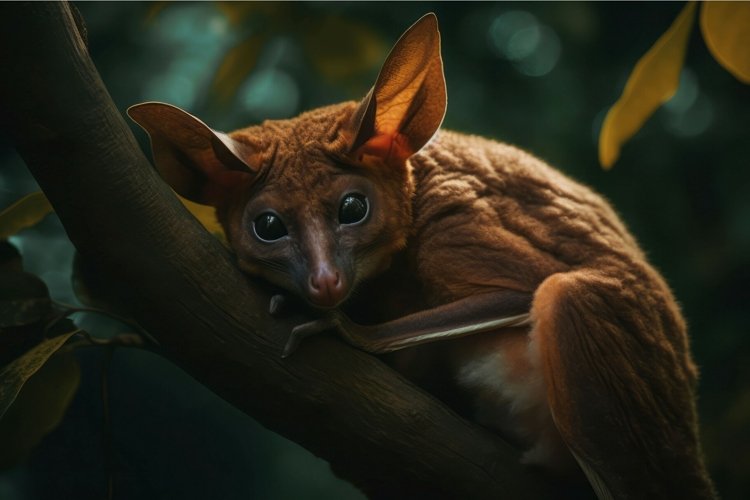 Bat tree branch forest. Generate Ai (3627236)