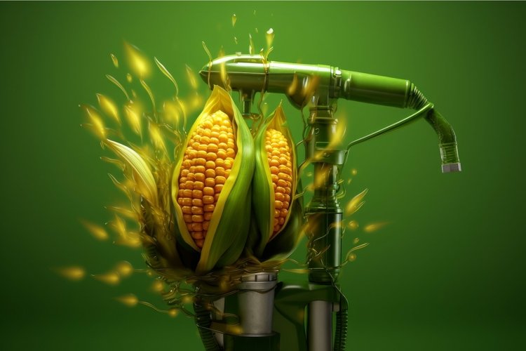 Bio fuel quality corn. Generate Ai (3501167)