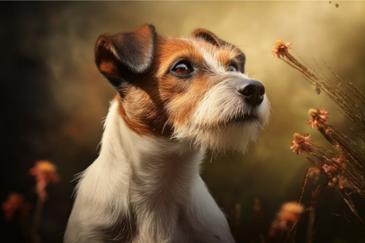 Dog russel terrier. Generate Ai (3752550)