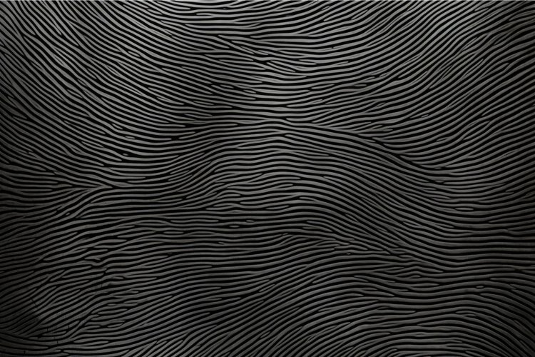 Intricate Fingerprint colorful. Generate Ai