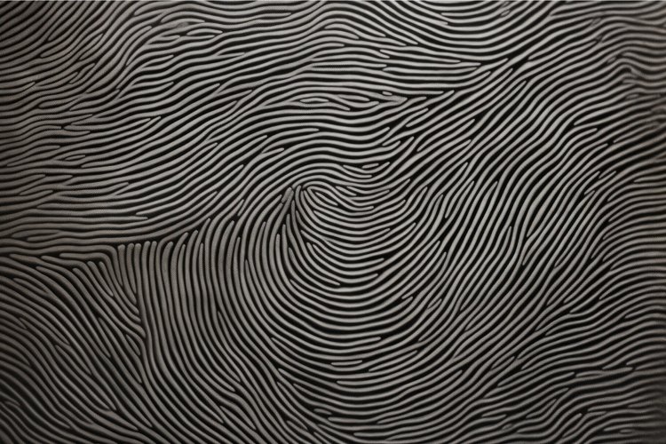 Enduring Fingerprint colorful. Generate Ai