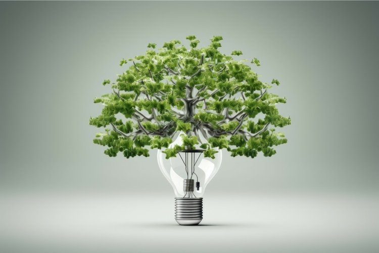 Progressive Green alternative energy. Generate Ai