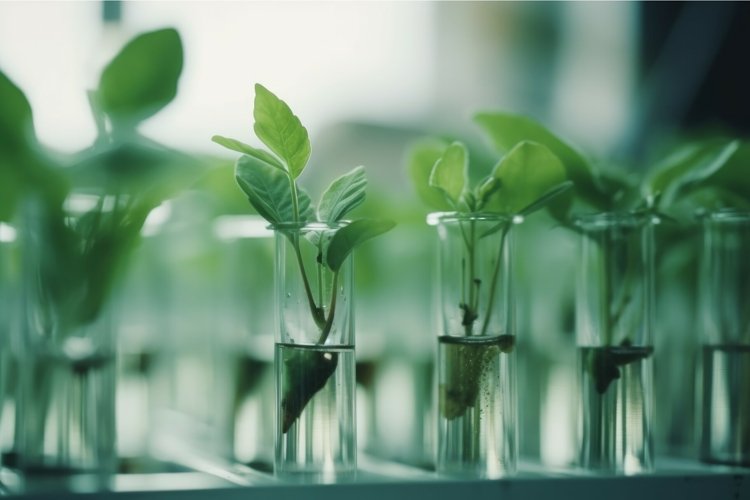 Green lab plants. Generate Ai (3533031)