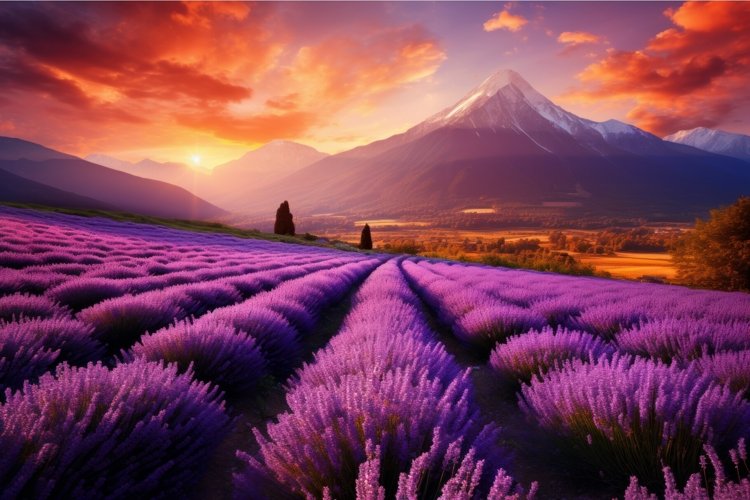 Lavender field mountains. Generate Ai (3796447) Lavender field mountains. Generate Ai (3796447)