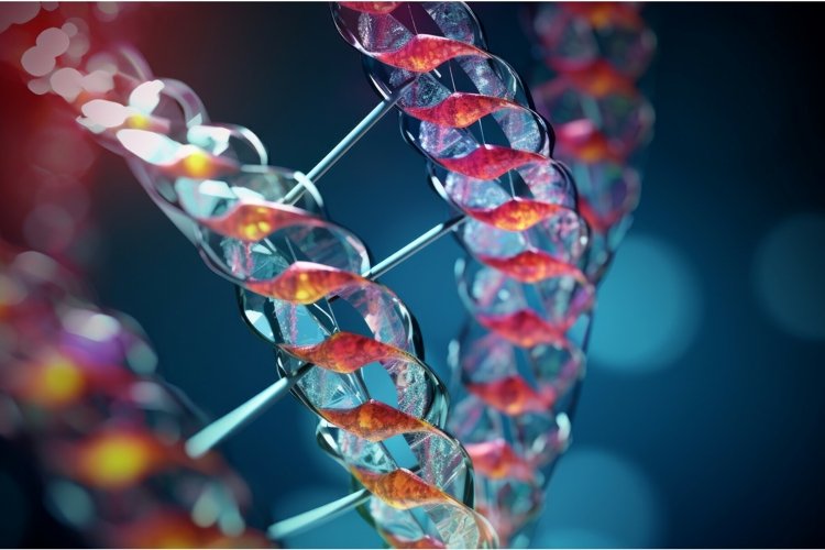 Identifiable Human dna. Generate Ai