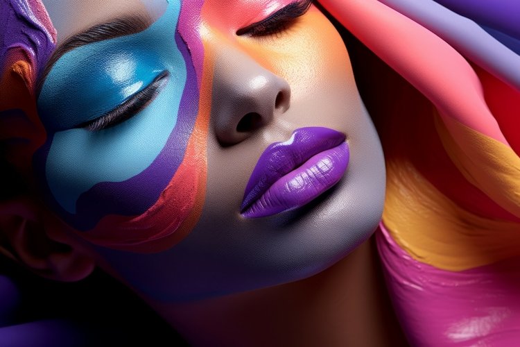 Matte Makeup foundation products. Generate Ai