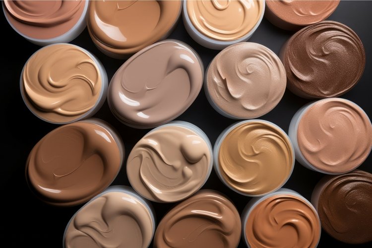 Makeup foundation products. Generate Ai (3486724)