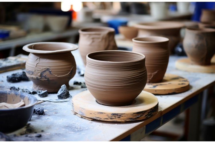 Making pot workshop. Generate Ai (3827969)