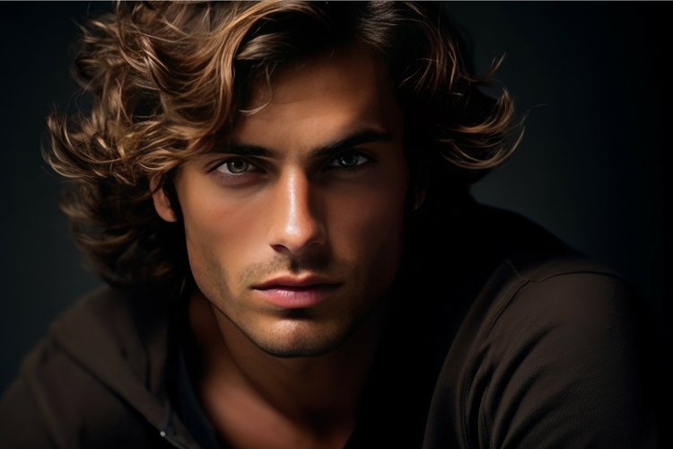 Charismatic portrait attractive man. Generate Ai