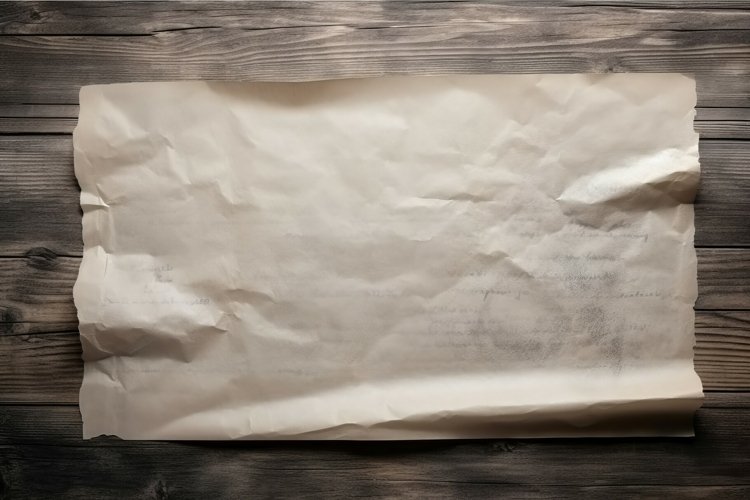 Old parchment paper sheet. Generate ai